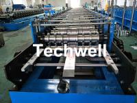 China Roofing Wall Panel Cold Roll Forming Machine For Forming Thickness 0.3-0.8mm , 18 Stations Roller Stands for sale
