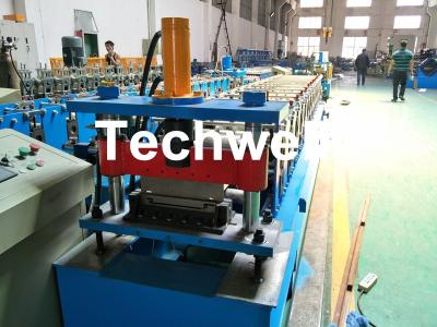 China Aluminium , PPGI Standing Seam Cold Roll Forming Machine With Hydraulic Cutting Type for sale
