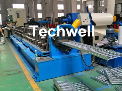 China 90mm Shaft Diameter Cable Tray Roll Forming Machine With 3.0kw Servo Feeding Device for sale