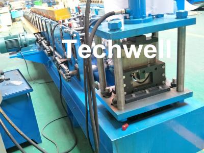 China PPGI Half Round Gutter Roll Forming Machine For Making Rainwater Gutter & Box Gutter for sale