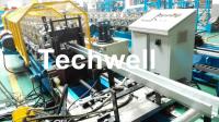 China Metal Sheet Hat Channel Roll Forming Machine / Furring Channel Profile With 0-15m/min Forming Speed for sale