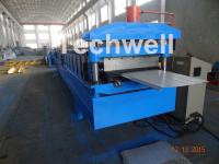 China Reasonable Cold Roll Forming Machine For PU Roof Panels , PPGI Galvanized Steel Raw Material for sale