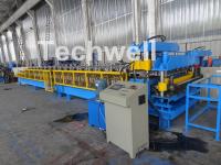 China Tile Sheets & Roof Cladding Sheets Double Layer Roll Forming Machine With Hydraulic Cutting for sale