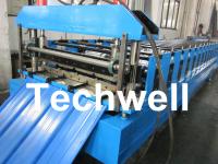 China Color Steel Trapezoidal Panel Profile Roll Forming Machine With Panasonic PLC for sale