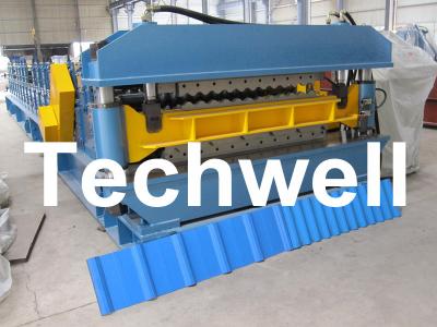 China Double Layer Roof Wall Panel Cold Roll Forming Machine for Two Different Roof Panels for sale