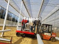 China Hydraulic Decoiler Gutter Forming Machine 0.8mm Thickness Continuous Working for sale
