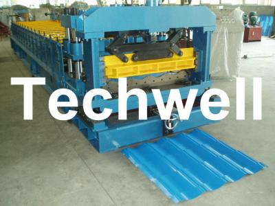 China Automatical Hydraulic Cutting Roof Tile, Metal Roof Glazed Tile Roll Forming Machine for sale