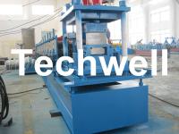 China Steel C Purlin Roll Forming Machine With Hydraulic Punching and Cutting for sale