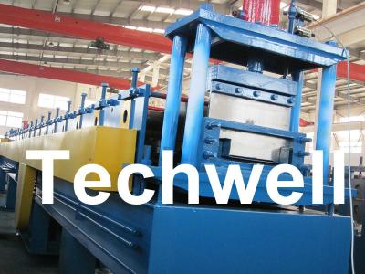 China 18 Forming Stations Top Hat Purlin Roll Forming Machine With Manual / Hydraulic Uncoiler for sale