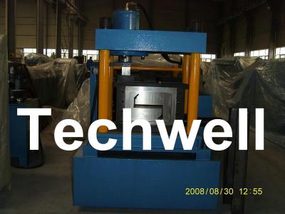 China Z Channel Purlin Roll Forming Machine With Touch Screen PLC Frequency Control System for sale