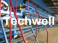 China 1000mm, 1200mm Rock Wool Insulated Sandwich Panel Machine for Prefabricated House for sale