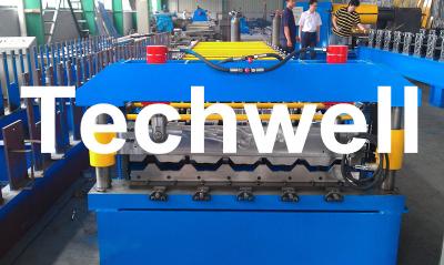 China 0.3 - 0.8mm Forming Thickness Trapezoidal Profile Roof Panel Roll Forming Machine for sale