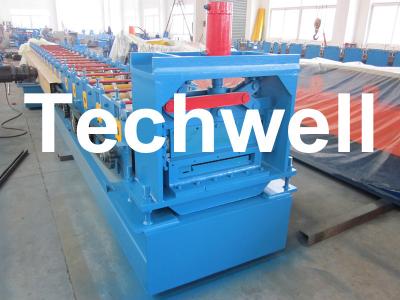 China Corrugated Roof Wall Cladding Panel Roll Forming Machine With 0.3 - 0.8mm Thickness for sale