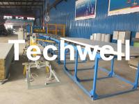 China Automatic Custom Rock Wool Sandwich Panel Forming Machine With 50 - 250mm for sale