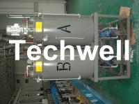 China PU Foam Rolling Shutter Door Roll Forming Machine With PU Foam Injection Machine for sale