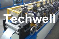 China High Speed 0 - 20m/min Roller Shutter Door Slat Forming Machine With 13 Stes Main Roller for sale