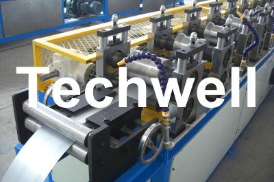China High Speed 0 - 20m/min Roller Shutter Door Slat Forming Machine With 13 Stes Main Roller for sale