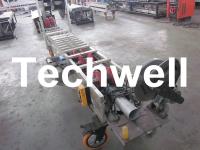China Portable Downpipe Roll Forming Machine for Rainwater Downpipe, Water Pipe, Drainpipe for sale