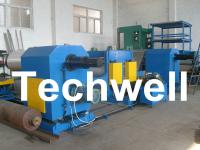 China Steel Coil Embossing Machine Composed of Decoiler, Embossing Roll, Tension and Recoiler for sale