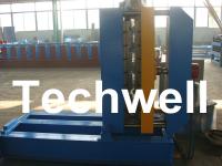 China 0.3 - 0.8mm Material Thickness Roof Sheet Crimped Curving Machine With PLC Control System for sale