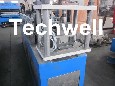 China High Precision Light Weight U Track Stud Roll Forming Machine With 10 Forming Station for sale