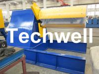 China Custom Hydraulic Auto Recoiler Curving Machine With 0 - 15m/min Rewind Speed for sale