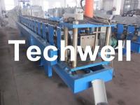 China 16 Forming Station Aluminium Portable Gutter Machine For Rainwater Half Round Gutter for sale