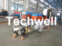 China Semi-automatic Round / Rectangular Portable Downpipe Machine For Rainwater Downpipe for sale