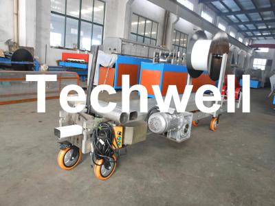 China Semi-automatic Round / Rectangular Portable Downpipe Machine For Rainwater Downpipe for sale