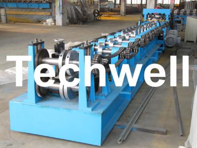 China Quick Interchangeable C / Z Purlin Roll Forming Machine With 17 Forming Stations for sale