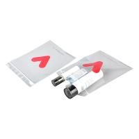 China Polyethylene Clear Self Adhesive Seal Plastic Bags 0.03-0.1mm for sale