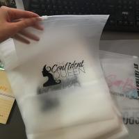 China 0.04mm 0.05mm Recycled Plastic Zip Bags 60 Micron Waterproof for sale