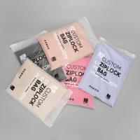 China Reusable Recycled Plastic Zip Bags With Custom Logo for sale