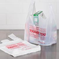 China 30 micron 40 micron Recycled Plastic Shopping Bags 0.07 0.08 0.09mm for sale