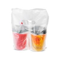 China Eco Friendly Clear Recycled Plastic Reusable Bags 30 Micron To 100 Micron for sale