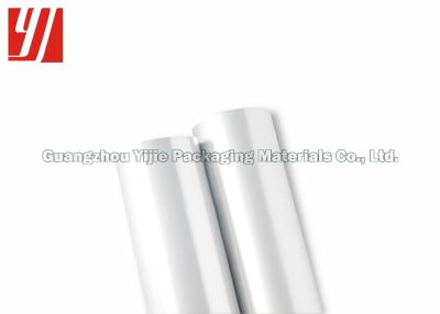 China 1 Inch Core 0.64m*120m Matte Silver Foil For Cosmetics for sale