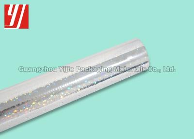 China Hologram Silver Star Hot Stamping Foil For Over Printablity Paper Polystyrene ABS for sale