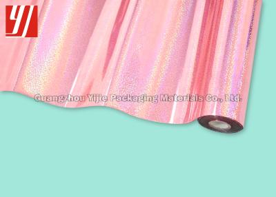 China Pink Dot Holographic Hot Stamping Foil For Personal Care Publishing Wine Boxes for sale
