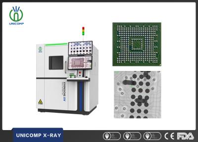 China SMT PCB X-Ray Machine Unicomp AX9100MAX High Resolution Micron Focus Spot Size for BGA Voids and Solder Paste Inspection for sale