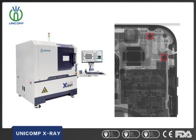 China 90KV Micron Focus Spot Size Tube X-Ray Machine Unicomp Upgraded Model AX7900 With Dual Computers For Checking The Cellphone Quality for sale