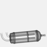 China Unicomp UNC225 Pressure Resistant Aluminum Housing Dual Inner Tube X-ray NDT Receiver Drier for sale