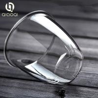 China Trade Assurance China supplier 300ml small hot glass flower tea cup for sale