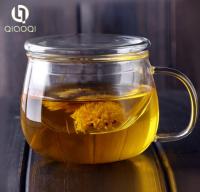 China Supreme Quality Factory Made borosilicate glass flower tea cup for sale