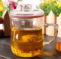 China Professional manufacturer Hot Chinese Product glass cup and saucer flower pot for sale