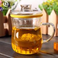 China Professional manufacturer Hot Chinese Product glass cup and saucer flower pot for sale