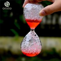 China Very popular 15 liquid colored bubble sand timer hot selling for sale