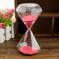 China Pretty gifts time customized diamond shape sand timer for sale