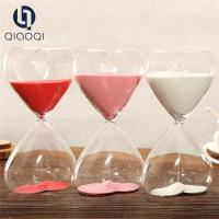 China 3 5 15mins time Heart shape custom hourglass for sale for sale
