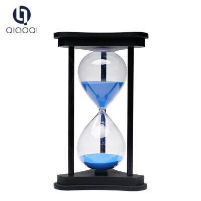 China High Quality Glass Colorful hourglass with three feet frame for sale for sale