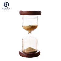China Yellow color sandglass hourglass sandy clock timer for sale
